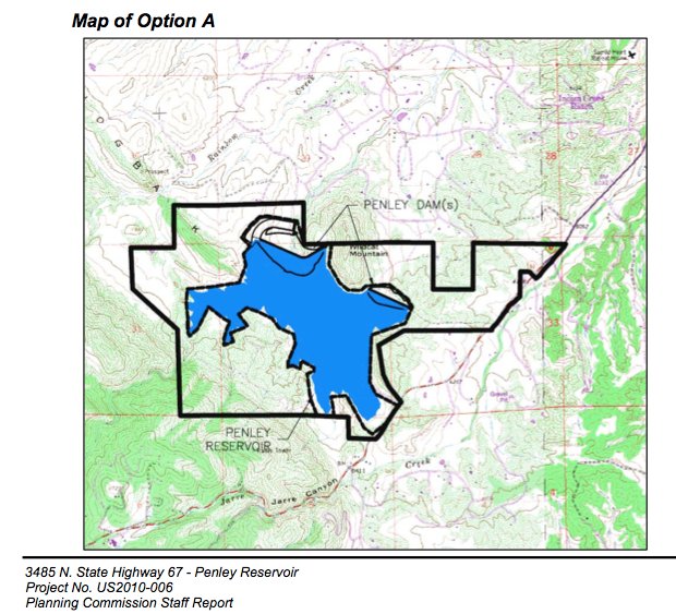Proposed Penley Dam Project reservoir update – Coyote Gulch