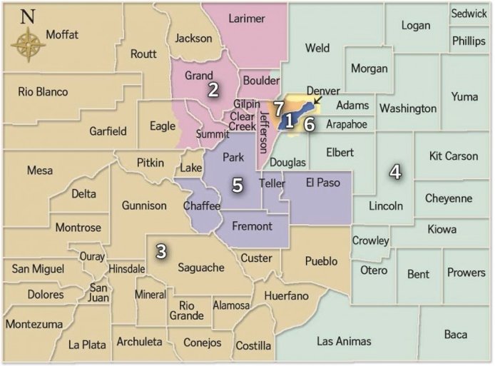 The Colorado Supreme Court affirms new Congressional District map ...
