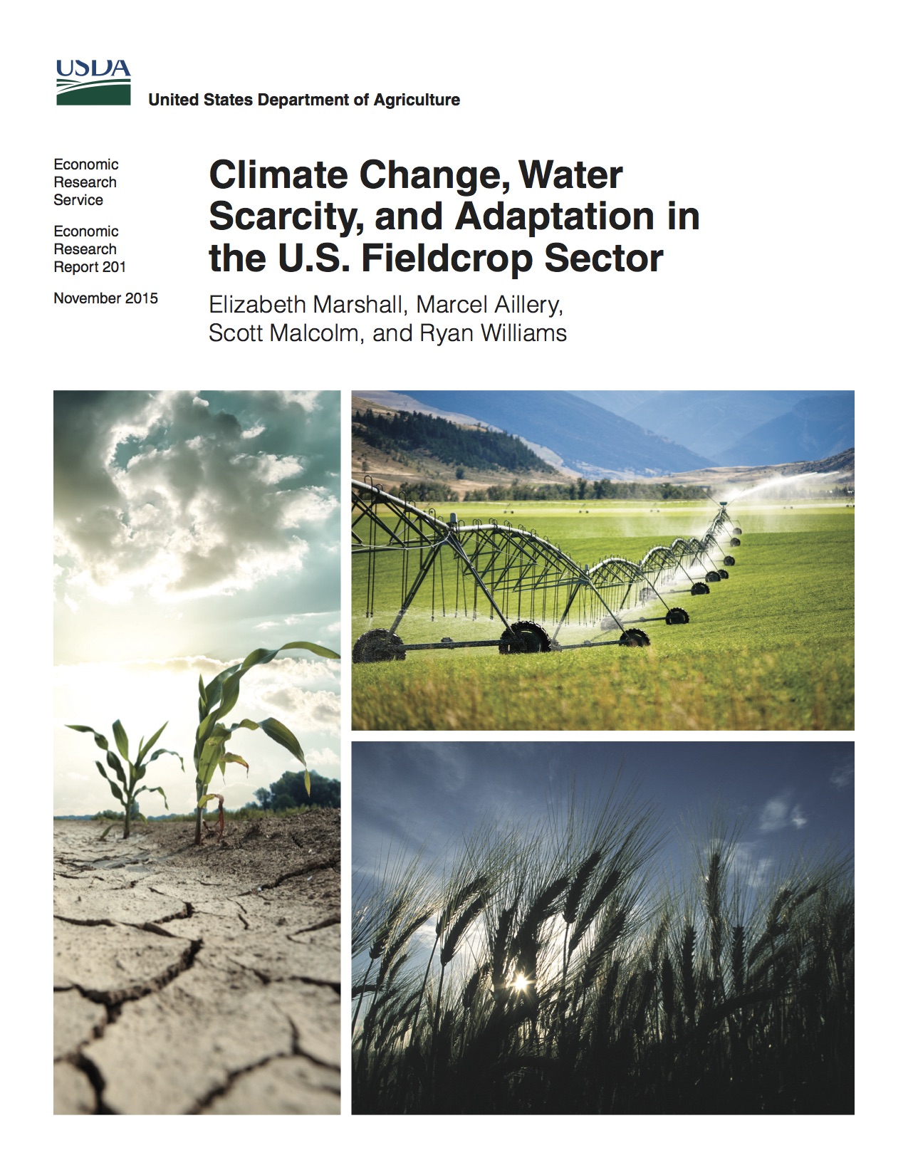 USDA: Climate Change, Water Scarcity, and Adaptation in the U.S ...