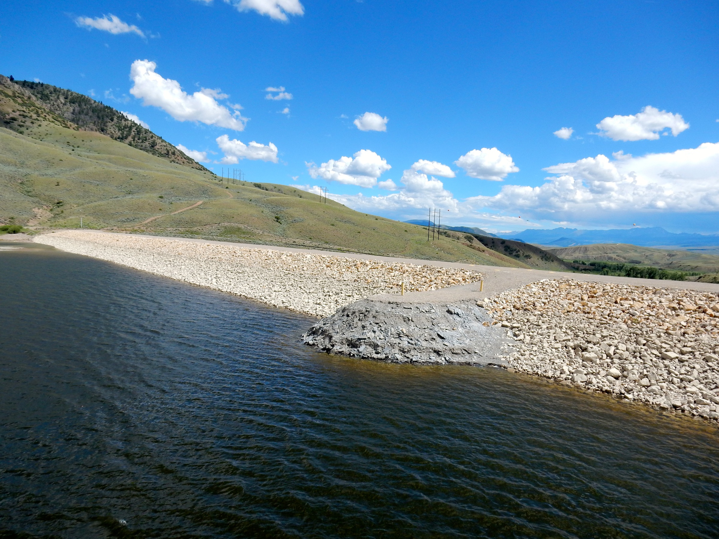 Front face of Ritschard Dam – Coyote Gulch