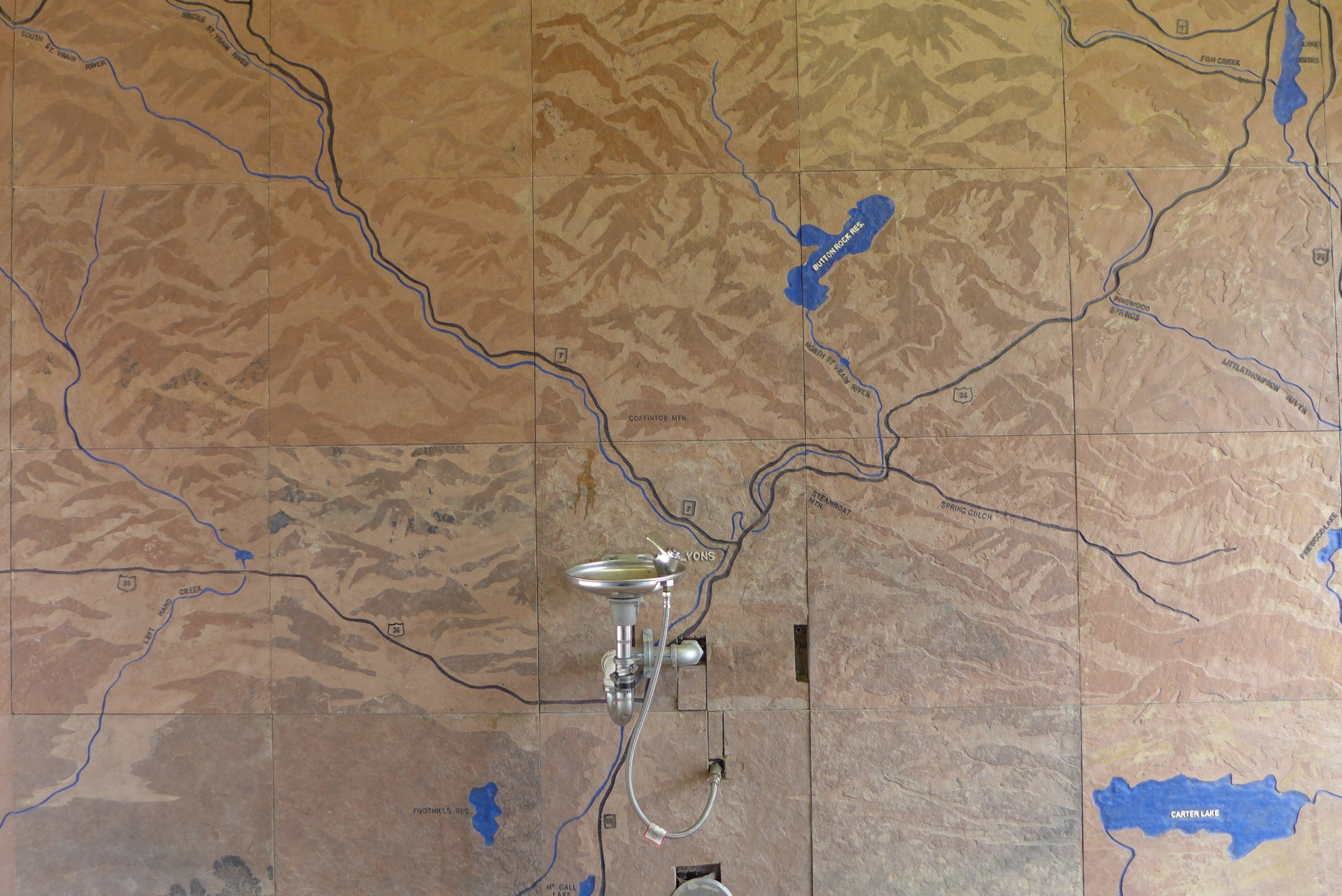 Lyons river wall map 2 – Coyote Gulch