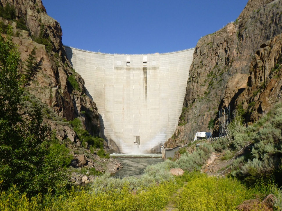 Morrow Point dam – Coyote Gulch