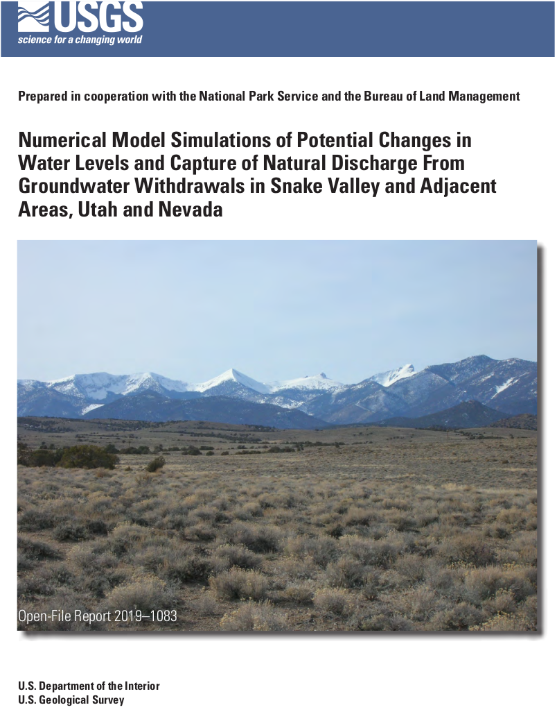 @USGS: Numerical Model Simulations of Potential Changes in Water Levels ...