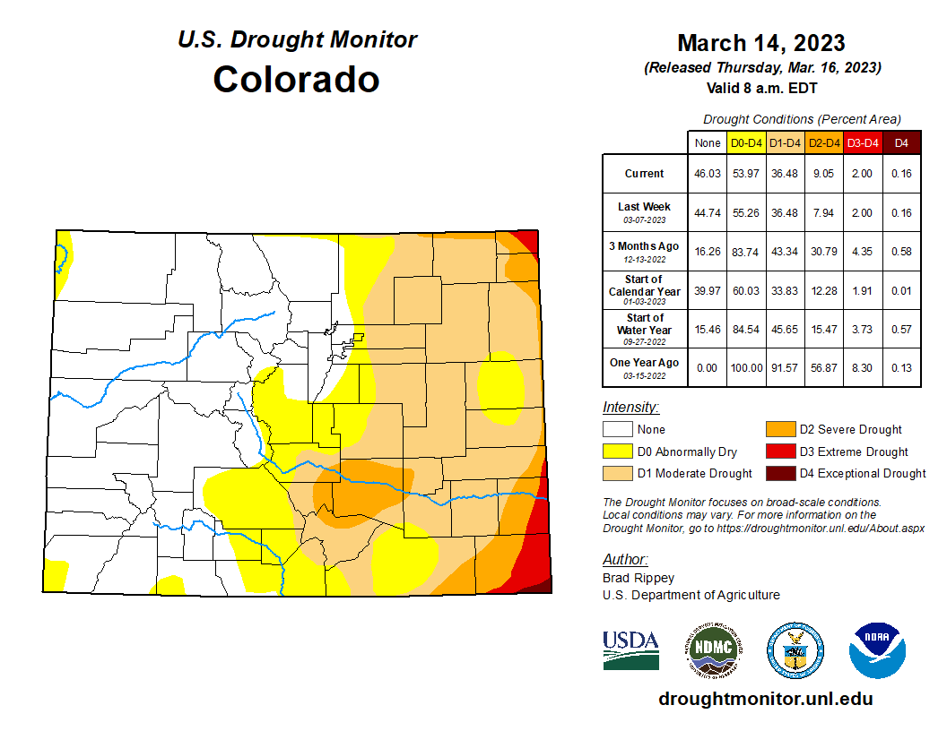 droughtmonitorcolorado03142023 – Coyote Gulch