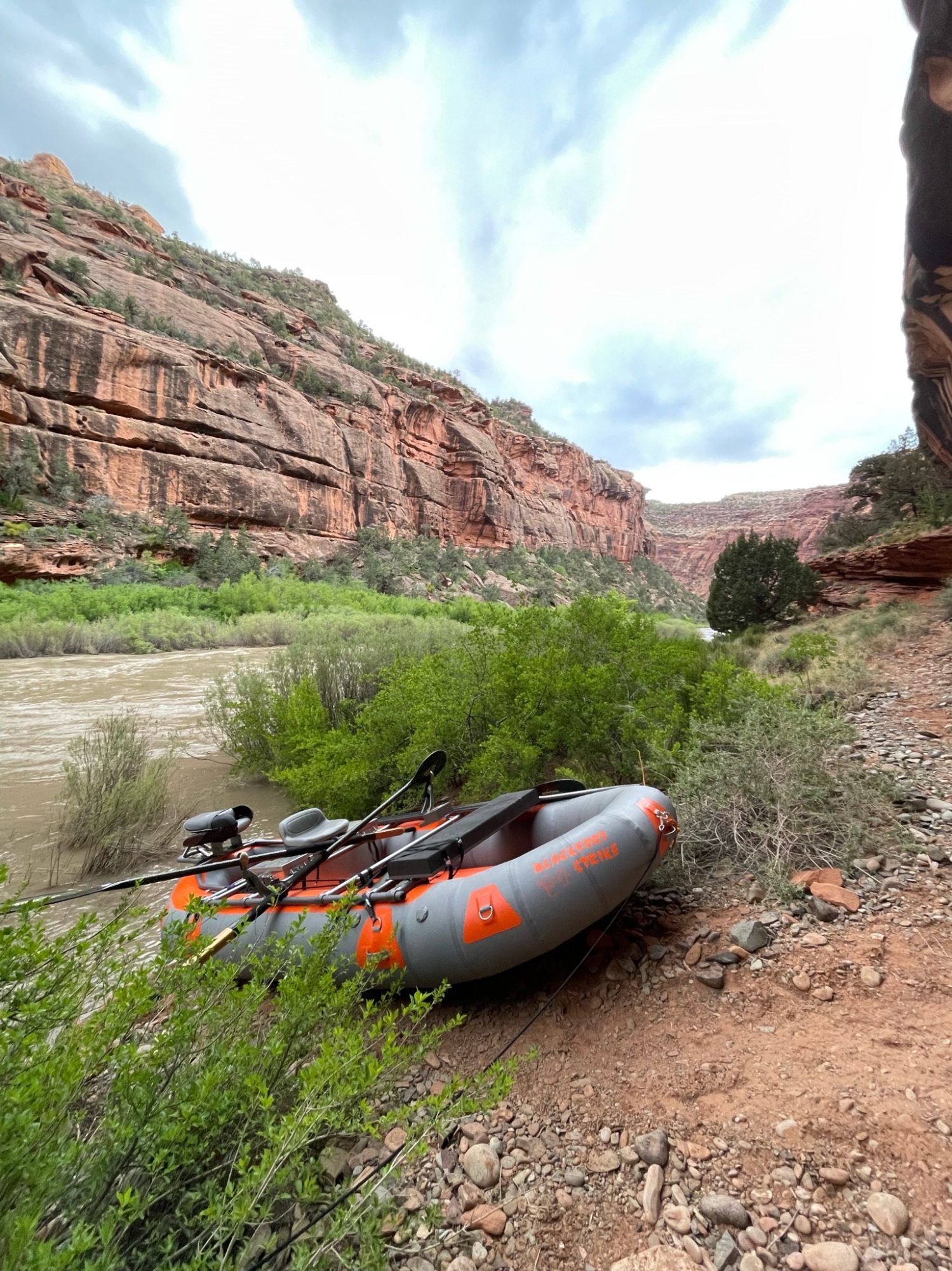 raft dolores river david joswick – Coyote Gulch